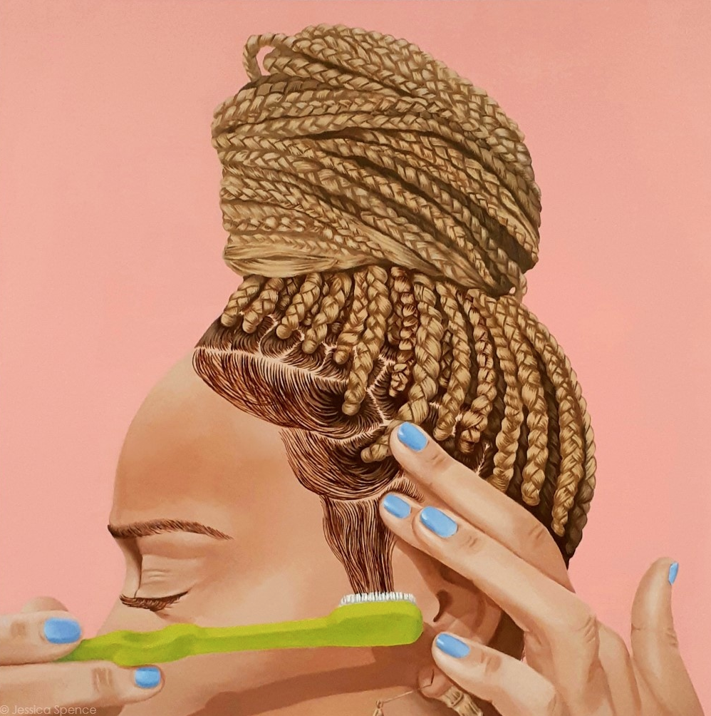 Jessica Spence’s Sublime Painted Tributes to Black Hair | African ...