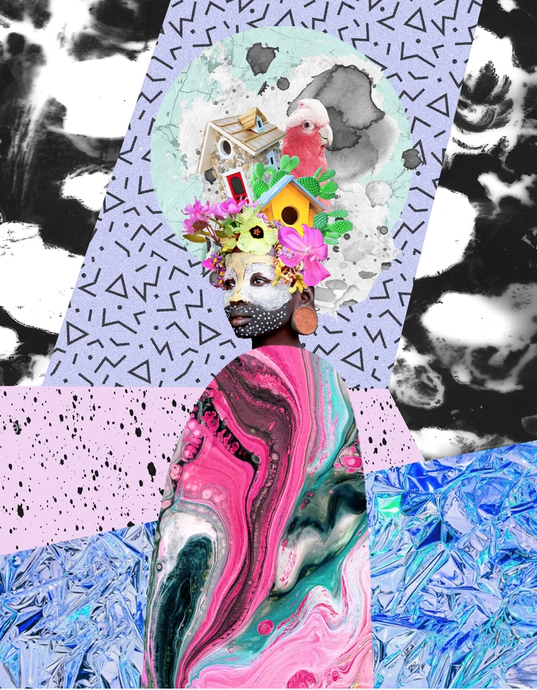 Idris Veitch Japanese Inspired African Digital Collagist | African ...
