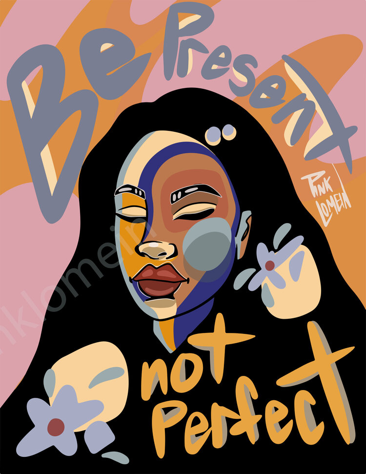 Positive Affirmations & Graphic Art by Pinklomein | African Digital Art