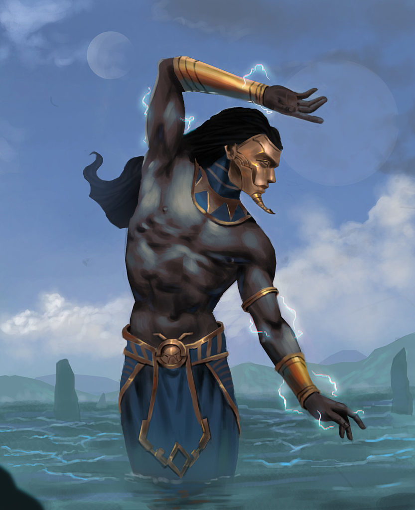African Mythical Characters by Dananayi | African Digital Art