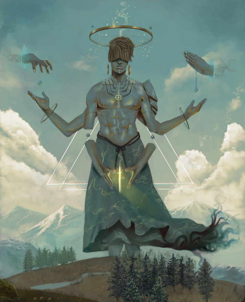 African Mythical Characters by Dananayi | African Digital Art