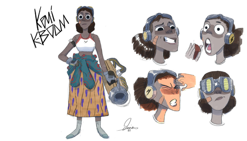Nigerian Character Artist Daniel Oluwale | African Digital Art