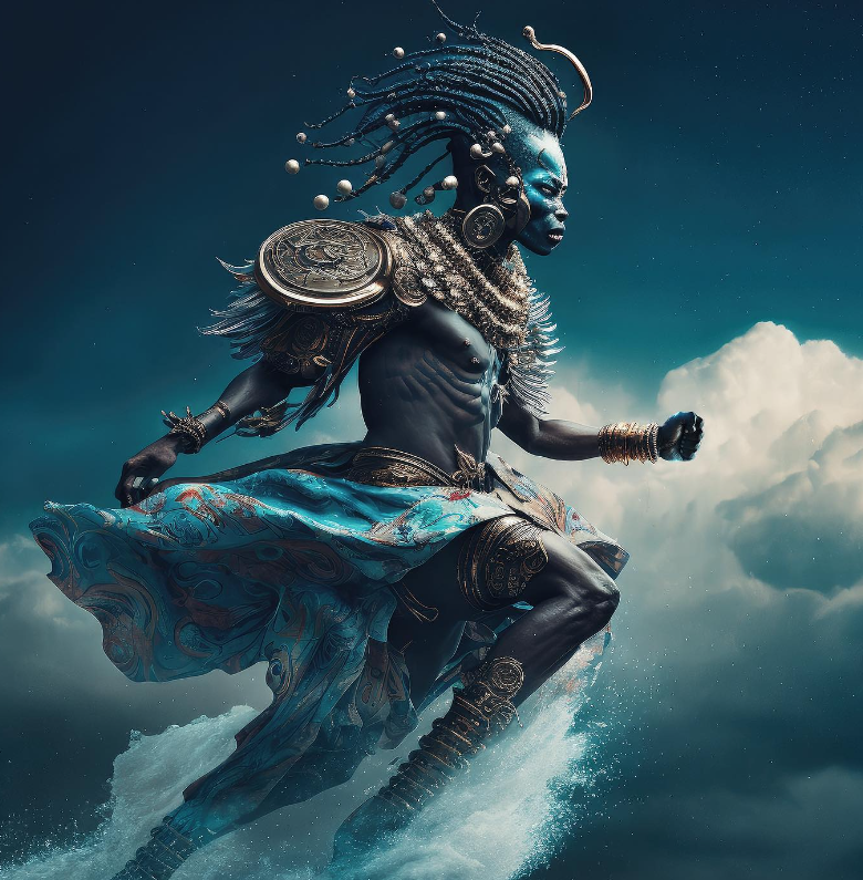 Orishas: Àsìkò’s Exploration into African AI Art | African Digital Art