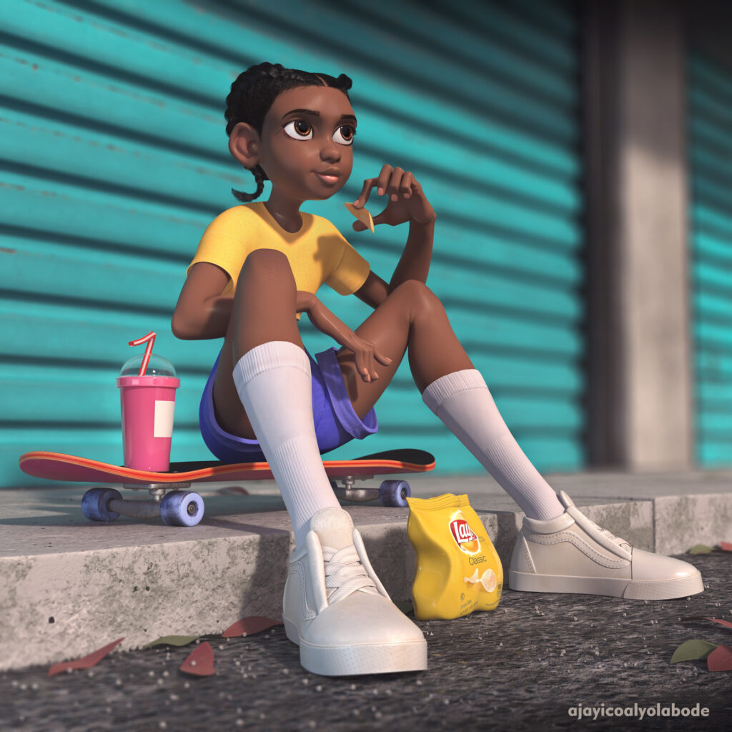 3D Character Art by Nigerian Artist Ajayi Olabode | African Digital Art