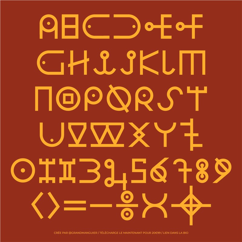 AFRO FONT: ADINKRA_NOUVEAU: A Contemporary Reimagining of Akan ...